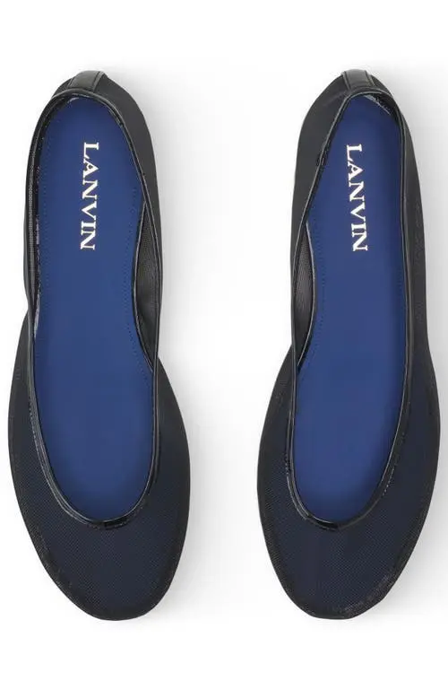 LANVIN The Ballerina Flat In Mesh