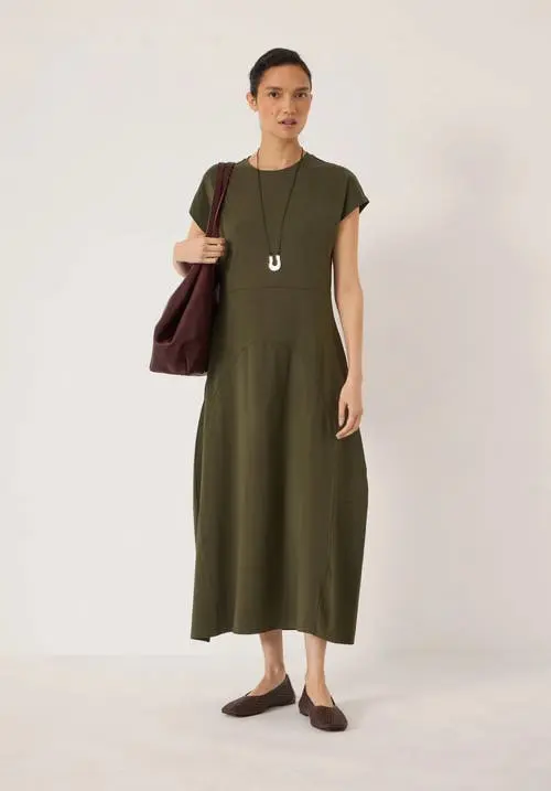 HUSH Barrel Cotton Jersey Dress