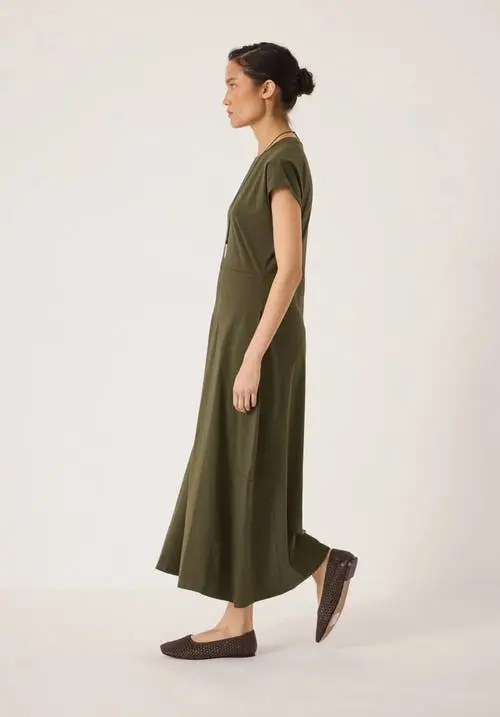 HUSH Barrel Cotton Jersey Dress