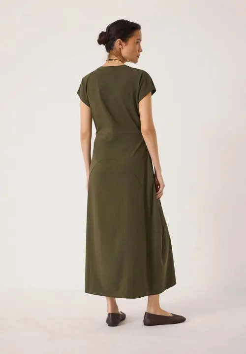 HUSH Barrel Cotton Jersey Dress