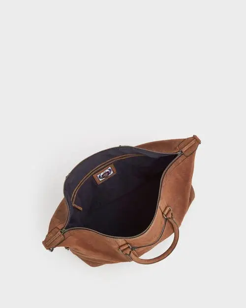 OSPREY LONDON The Clayton Leather Weekender