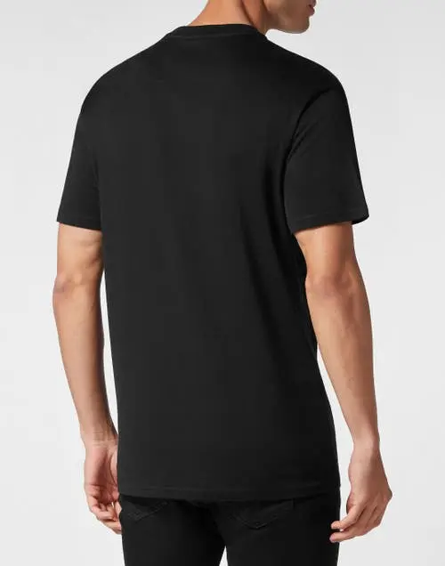 Philipp Plein T-shirt Round Neck Ss Skull&amp;bones - Black