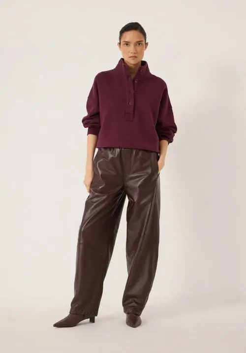 HUSH Hendrix Half Placket Sweatshirt
