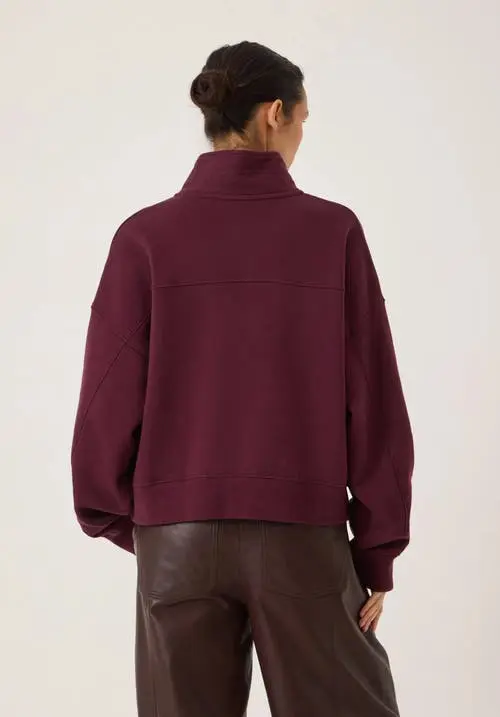 HUSH Hendrix Half Placket Sweatshirt