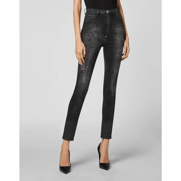 Philipp Plein Super High Waist Jegging Iconic - Dangerouslove