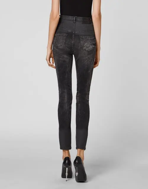 Philipp Plein Super High Waist Jegging Iconic - Dangerouslove