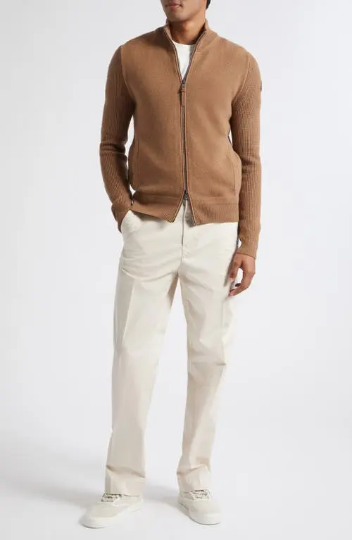 Moncler Wool & Cashmere Zip Cardigan