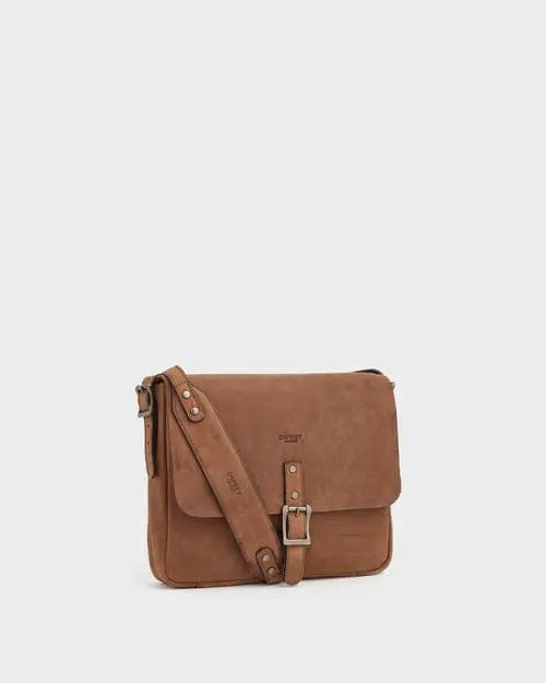 OSPREY LONDON The Clayton Leather Messenger Bag