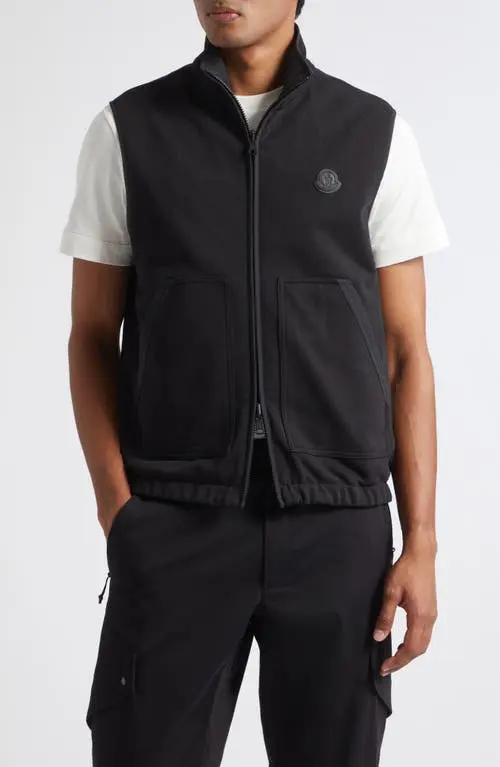 Moncler Reversible Zip Vest - Black