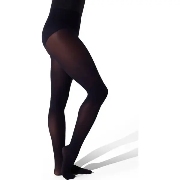 CAPEZIO Ultra Soft Transition Tight With Back Seam - Black