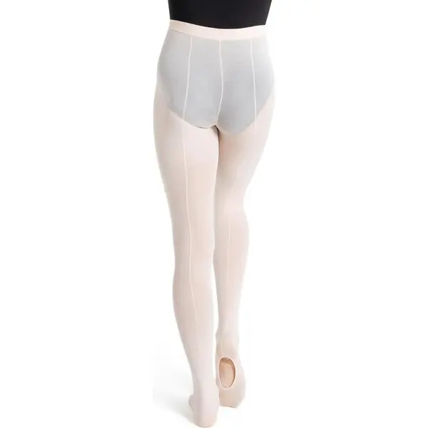CAPEZIO Ultra Soft Transition Tight With Back Seam - Bright Pink