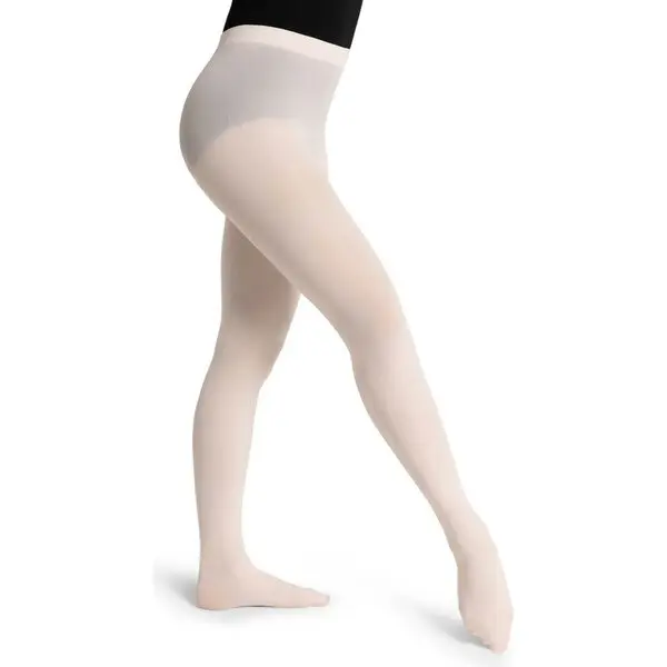 CAPEZIO Ultra Soft Transition Tight With Back Seam - Light/pastel Pink