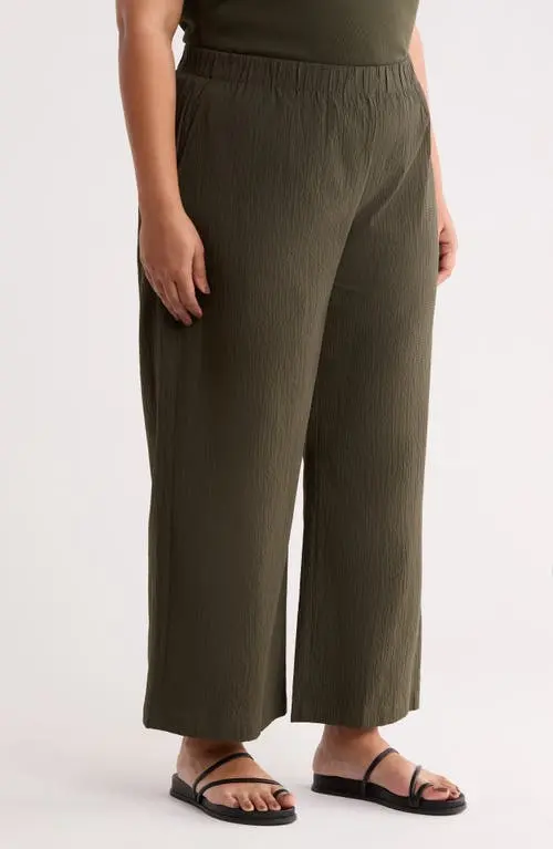 Eileen Fisher Wide Leg Ankle Pants