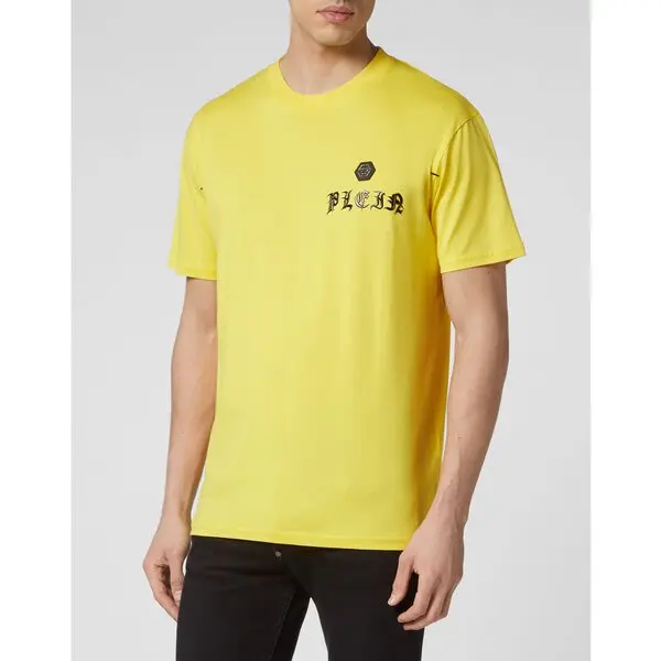 Philipp Plein T-shirt Round Neck Ss Gothic Plein