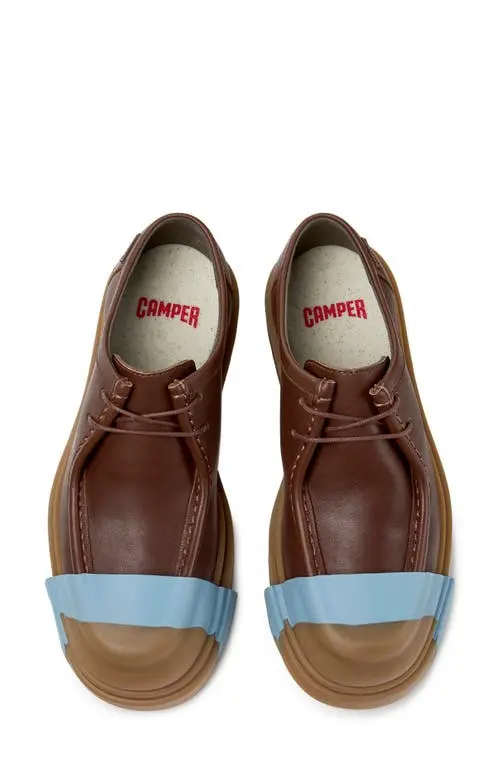 Camper Junction Cap Toe Wallabee Chukka - Medium Brown