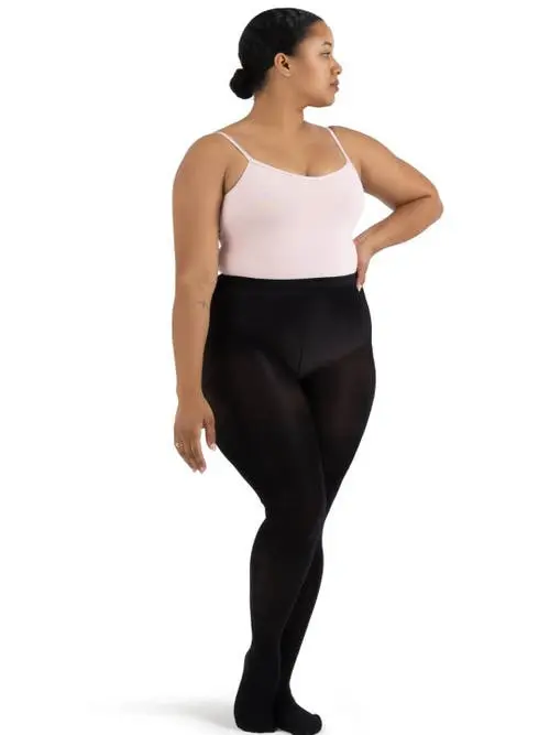 CAPEZIO Ultra Hold Footed Tights - Black