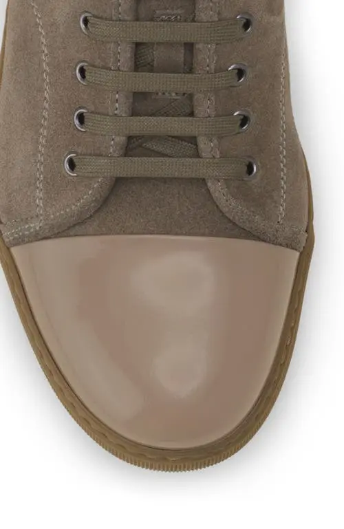 LANVIN Dbb1 Patent Leather And Suede Sneakers