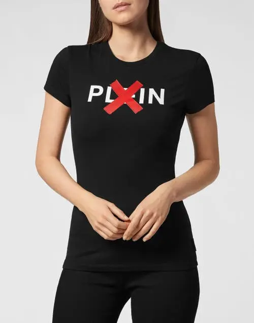 Philipp Plein Plein" Graphic T-shirt - Black