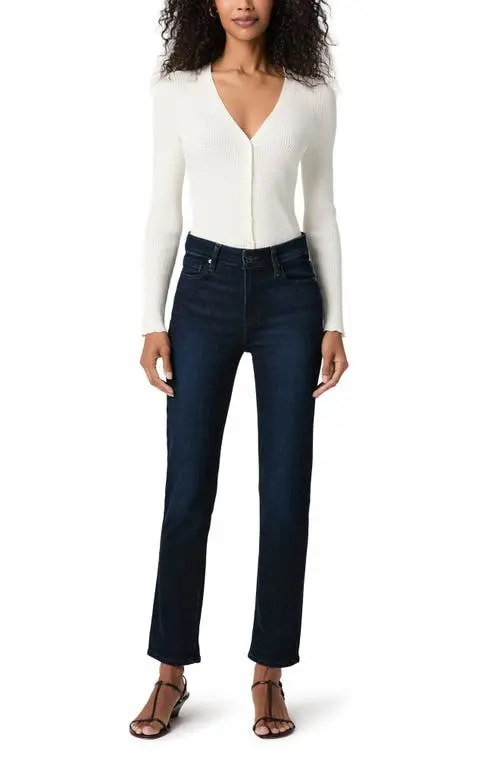 Paige Cindy High Waist Ankle Straight Leg Jeans