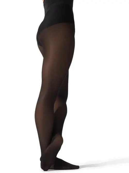 CAPEZIO Ultra Shimmery Footed Tight - Black