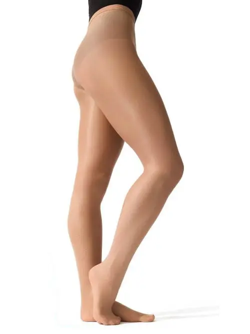 CAPEZIO Ultra Shimmery Footed Tight - Light Beige