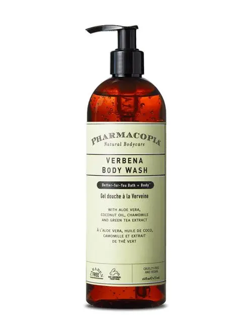 PHARMACOPIA NATURAL BODYCARE Verbena Body Washbalancing Aromatherapy