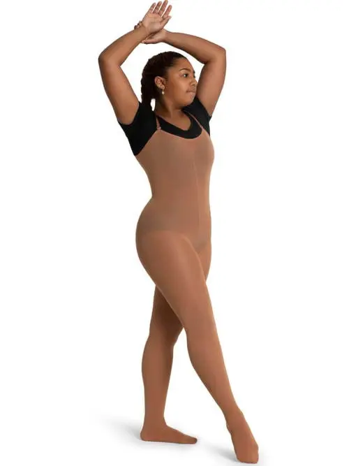 CAPEZIO Ultra Soft Convertible Body Tight - Dark Brown