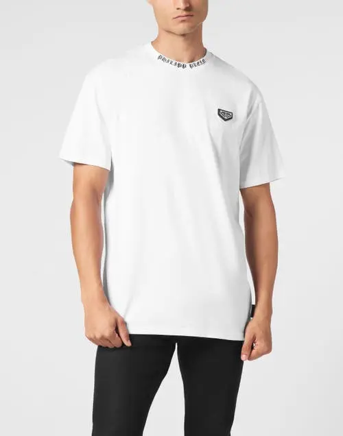 Philipp Plein T-shirt Round Neck Ss Tm - White