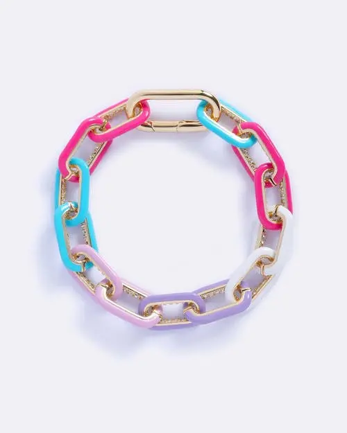 EMMA PILLS The Original Bracelet In 14k Gold Plated And Enamel - Sprinkles