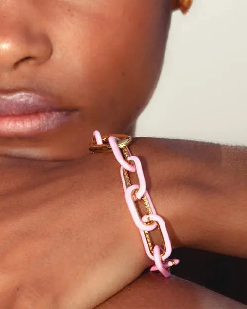 EMMA PILLS The Original Bracelet In 14k Gold Plated And Enamel - Sprinkles
