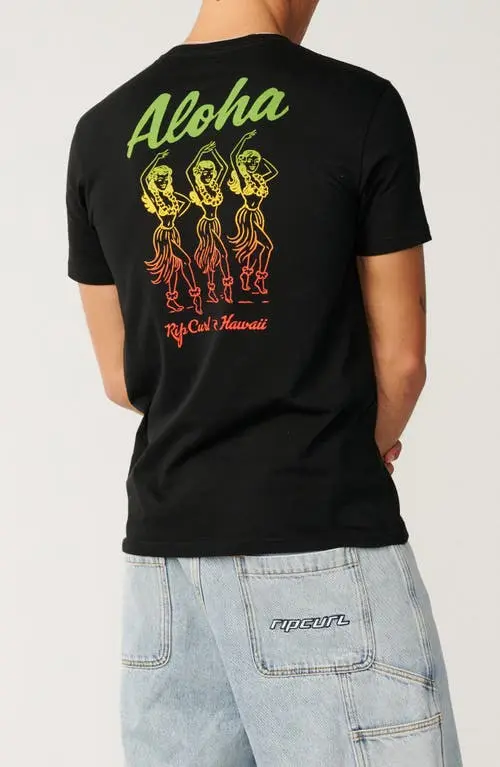 Rip Curl Hawaii Hula Cotton Graphic T-shirt