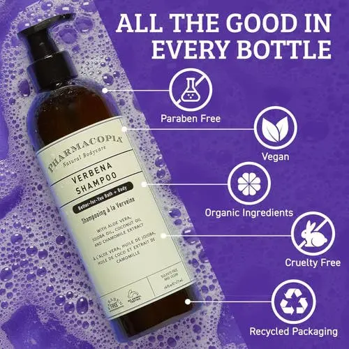 PHARMACOPIA NATURAL BODYCARE Verbena Shampoobalancing Aromatherapy
