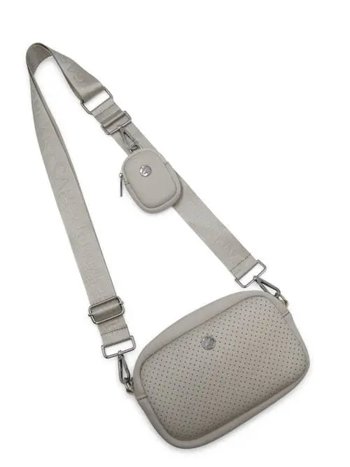 CAPEZIO Brooklyn Crossbody Bag With Detachable Pouch - Beige
