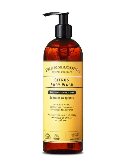 PHARMACOPIA NATURAL BODYCARE Citrus Body Washenergizing Aromatherapy