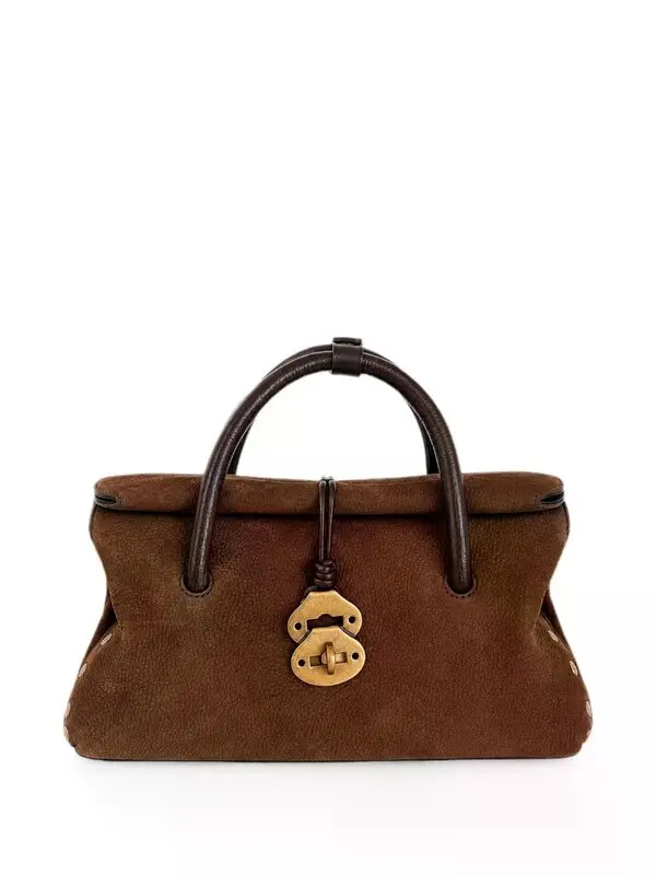 ZANELLATO Small Dotta Jones Handbag With Stud Embellishments