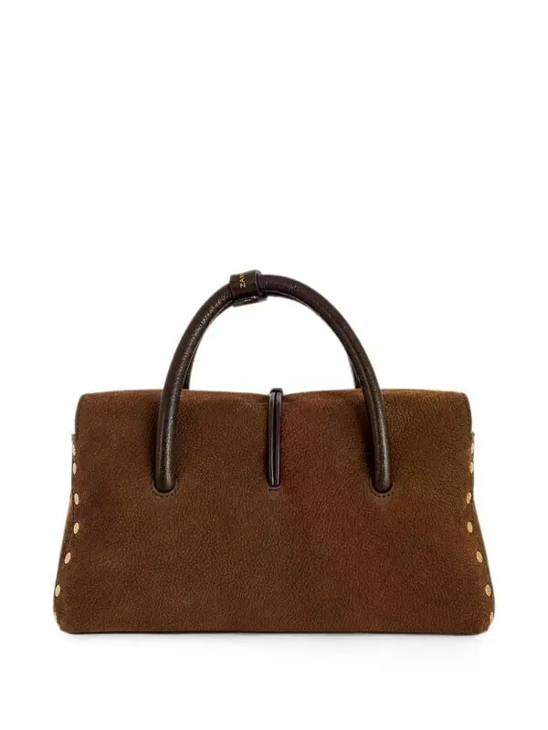 ZANELLATO Small Dotta Jones Handbag With Stud Embellishments