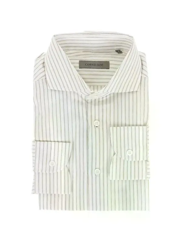 Corneliani Striped Cotton Shirt