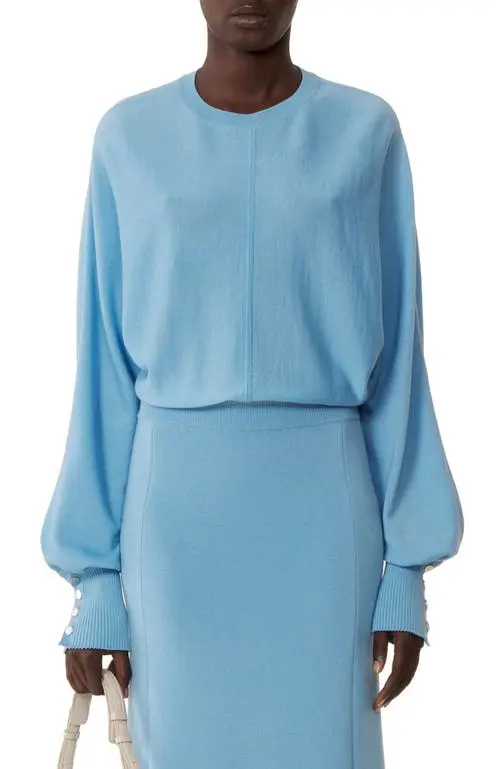 LANVIN Buttoned Long Skirt In Merino Wool