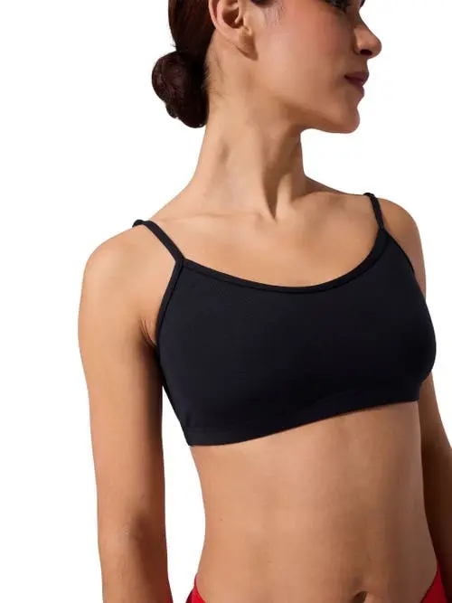 CAPEZIO Team Basics Camisole Bra Top - Black