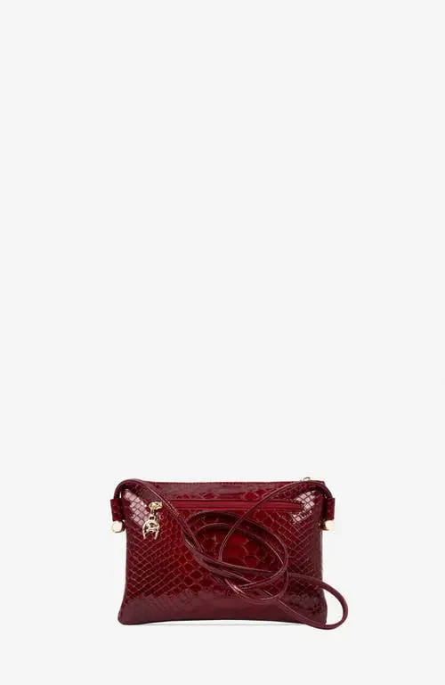 CAVALINHO Gallop Patent Leather Crossbody Bag