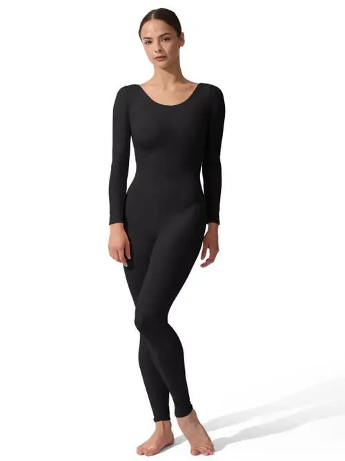 CAPEZIO Long Sleeve Unitard - Black