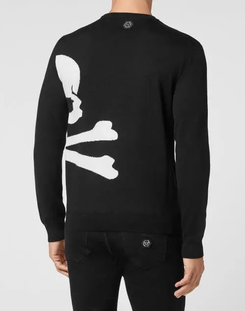 Philipp Plein Pullover Round Neck - Black