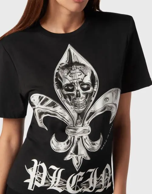 Philipp Plein Embellished Cotton T-shirt