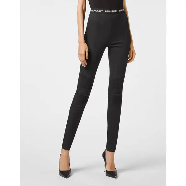 Philipp Plein Super High Waist Jegging - Blackout