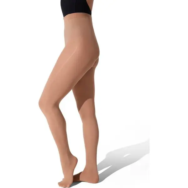 CAPEZIO Ultra Soft Footed Tights - Brown