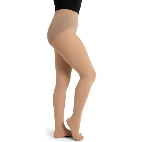 CAPEZIO Ultra Soft Footed Tight - Dark Beige