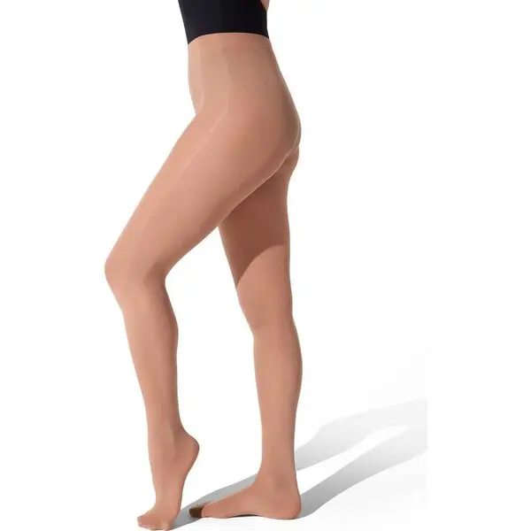 CAPEZIO Ultra Soft Footed Tights - Light Beige