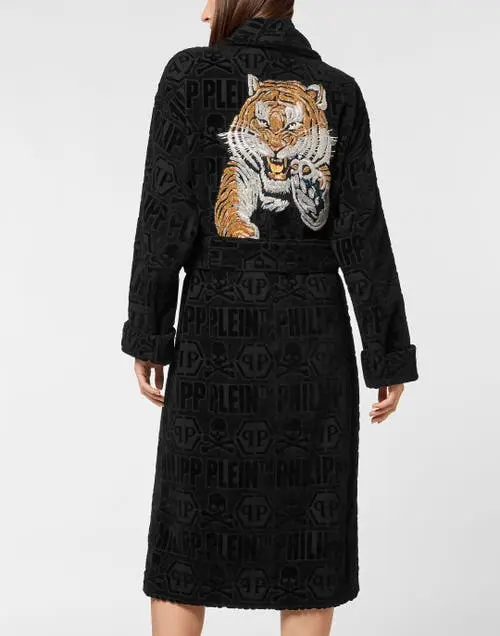 Philipp Plein Bathrobe Tiger