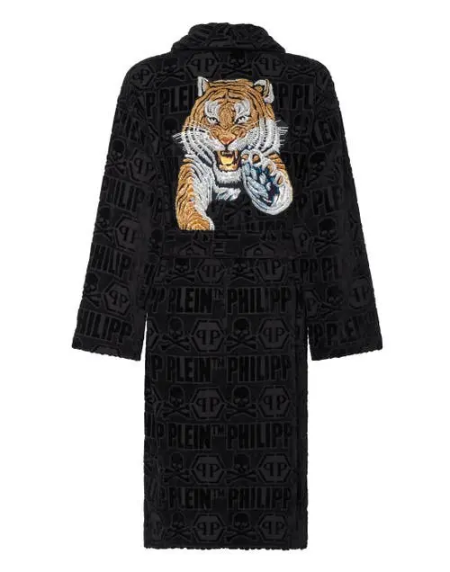 Philipp Plein Bathrobe Tiger