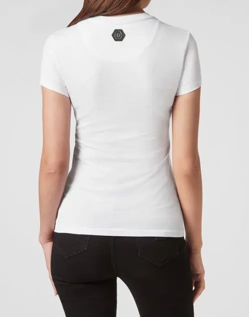 Philipp Plein Embellished Heart T-shirt